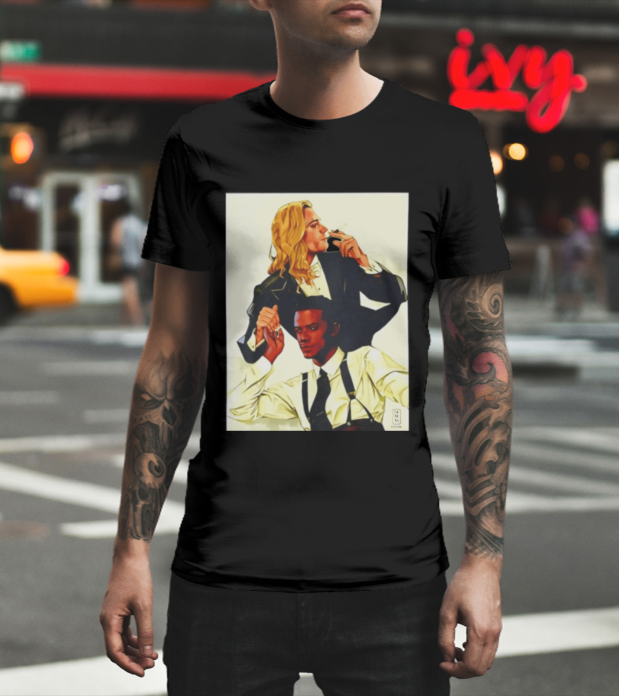 JMH Interview With The Vampire Lestat And Louis Smoking Portraits T-Shirt