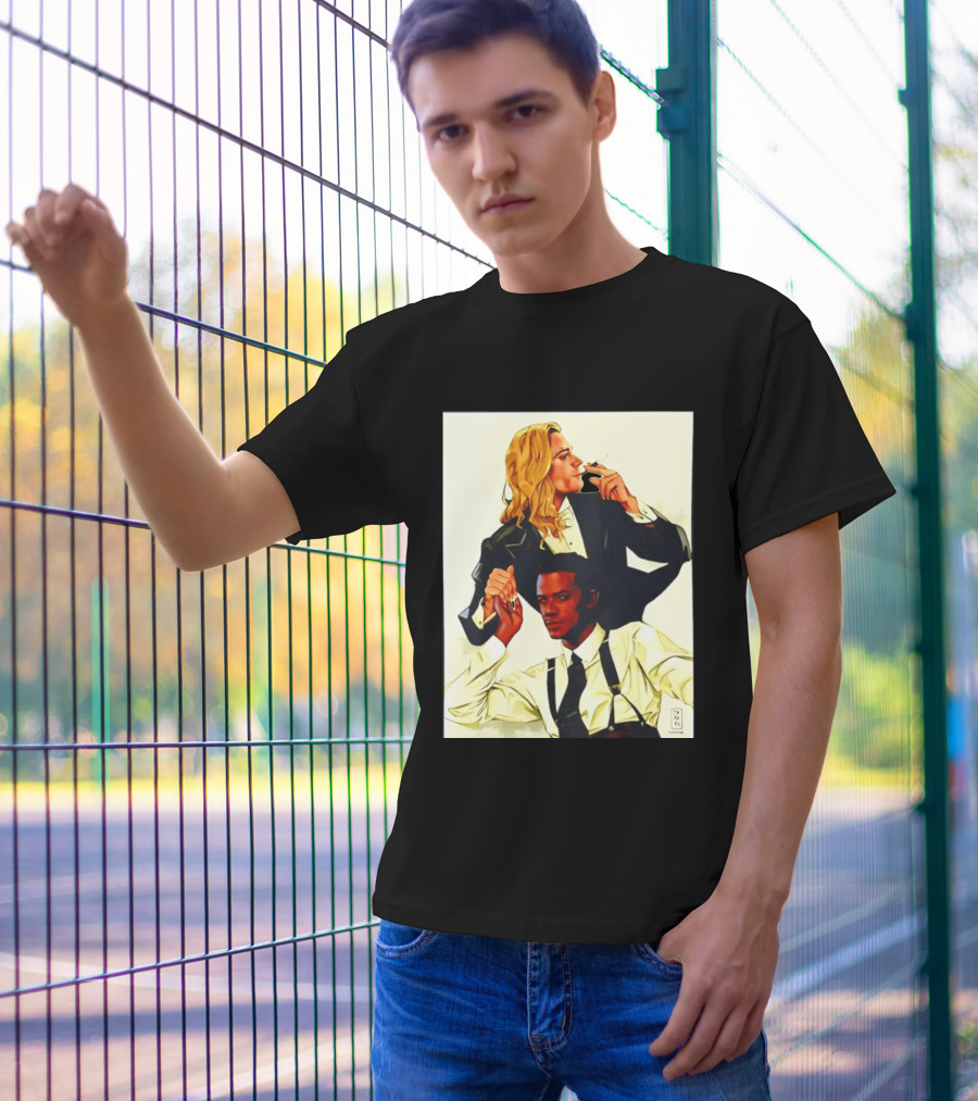 JMH Interview With The Vampire Lestat And Louis Smoking Portraits T-Shirt