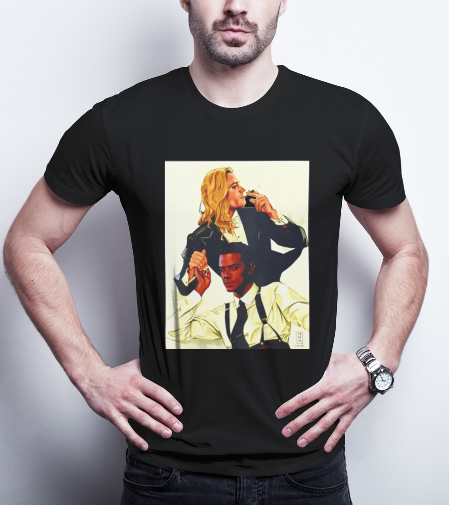 JMH Interview With The Vampire Lestat And Louis Smoking Portraits T-Shirt