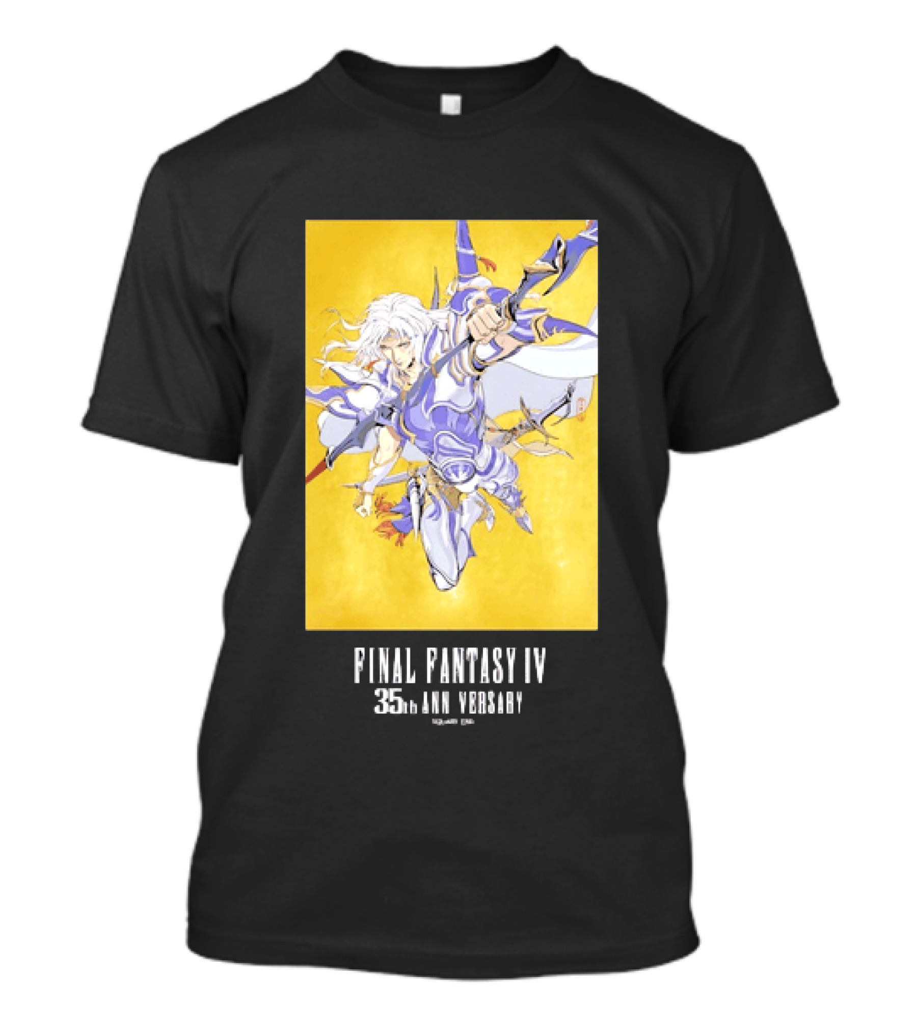 Final Fantasy IV 35th Anniversary Knight Leaping Heroic T-Shirt