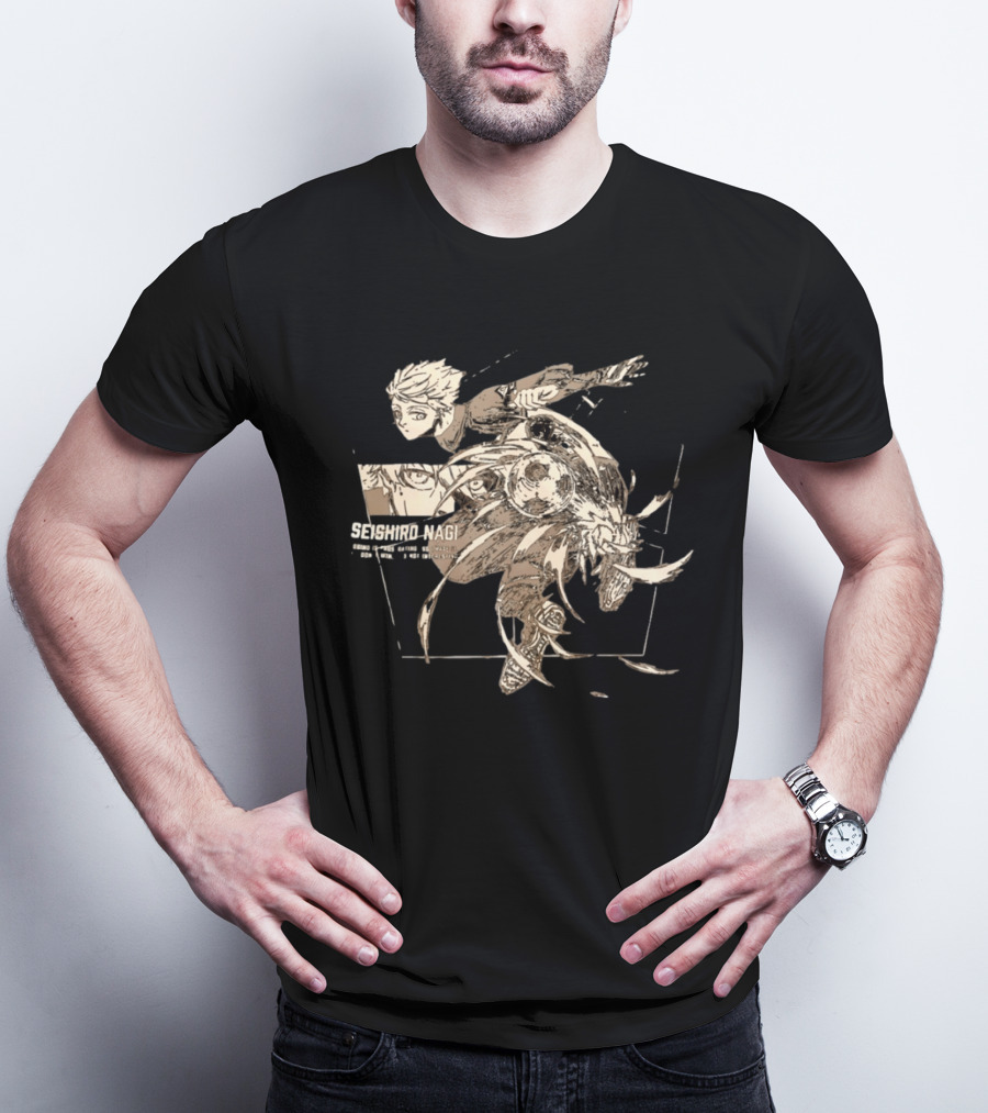 Seishiro Nagi Losing Is Frustrating So I Hate It Soccer Action Manga T-Shirt
