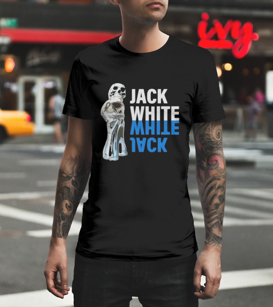 Jack White Frozen Charlatan Skull Third Man Records Store T-Shirt
