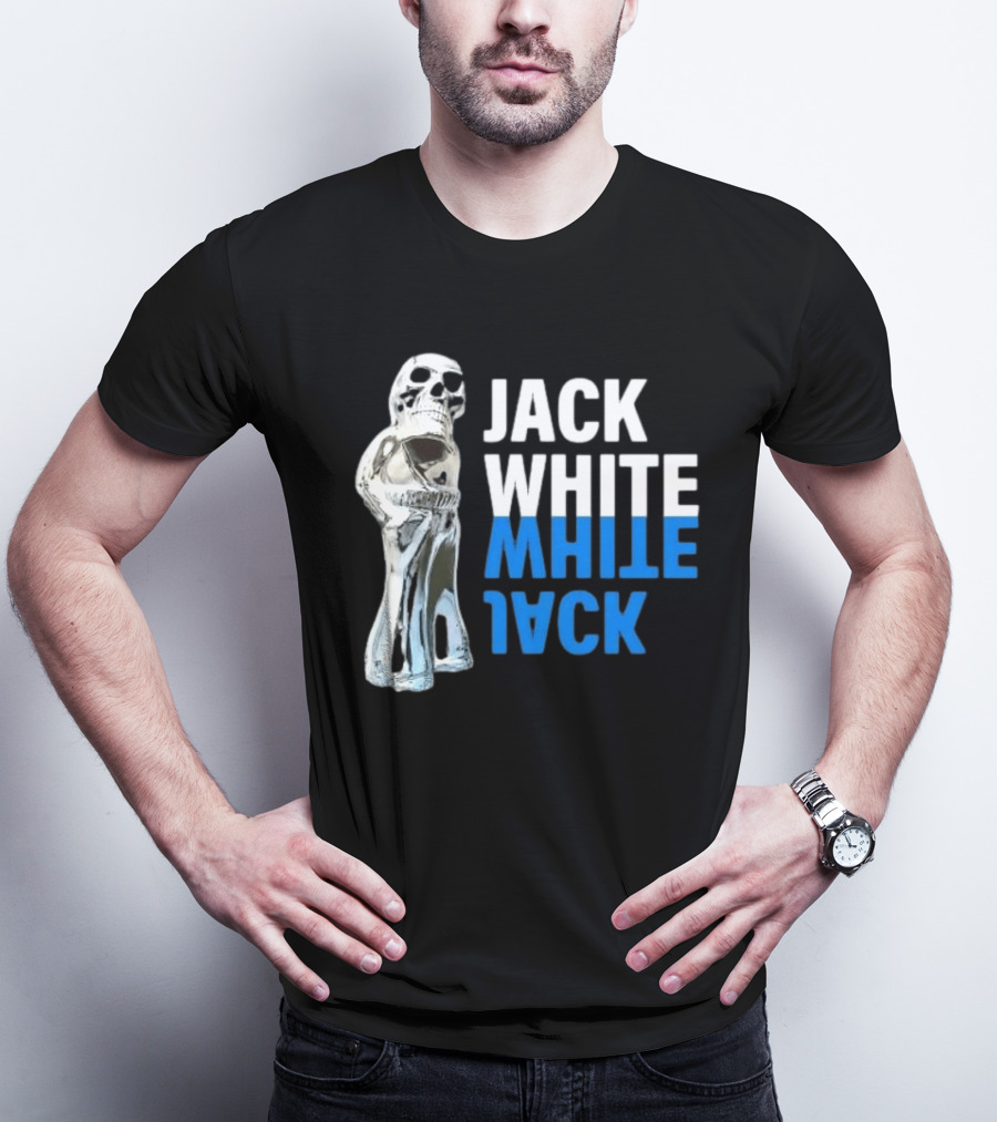 Jack White Frozen Charlatan Skull Third Man Records Store T-Shirt
