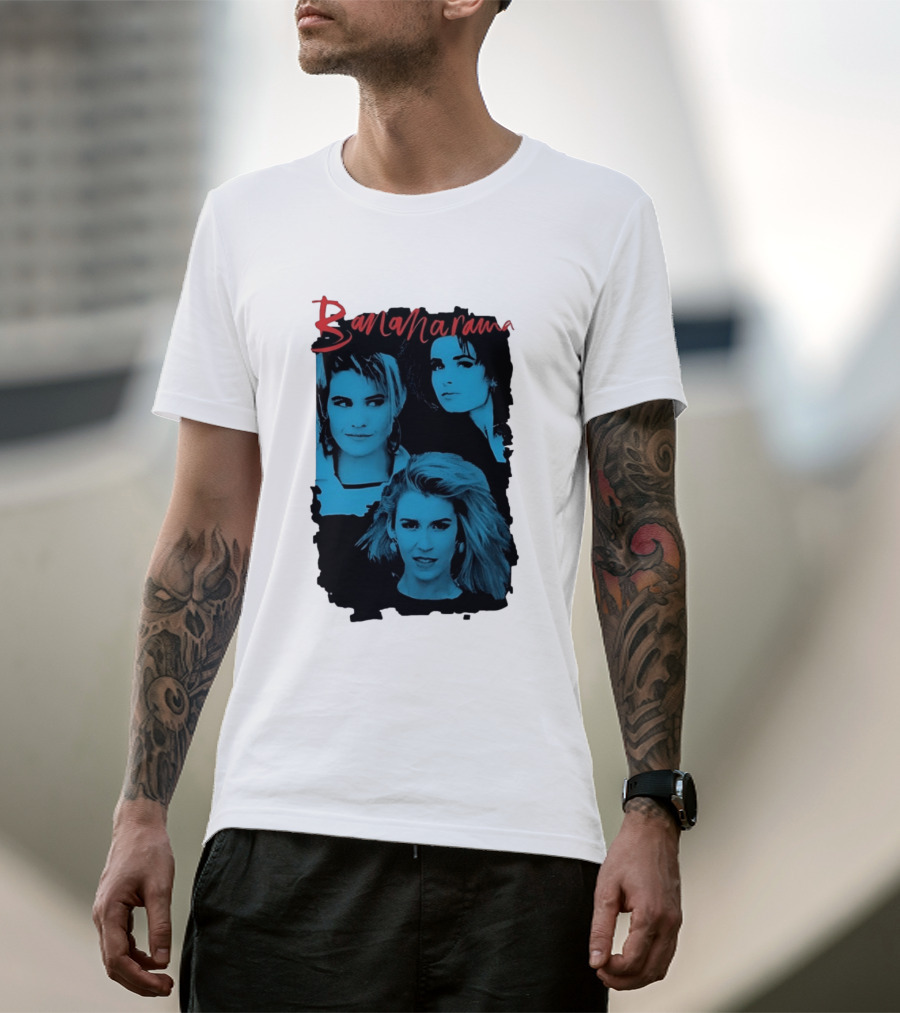 Bananarama 80s Pop Halftone T-Shirt