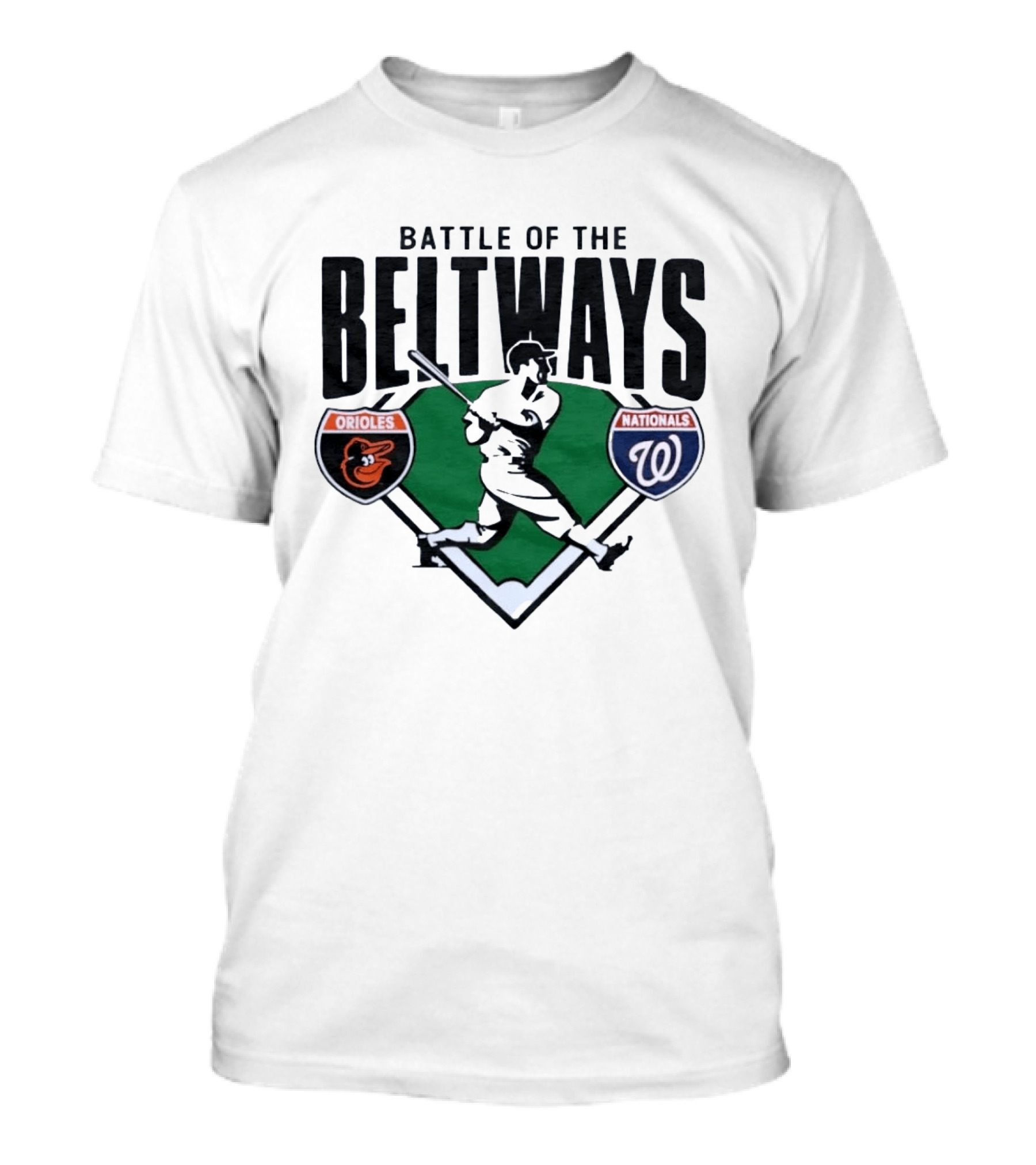 Battle Of The Beltways Orioles Nationals Baseball Rivalry T-Shirt