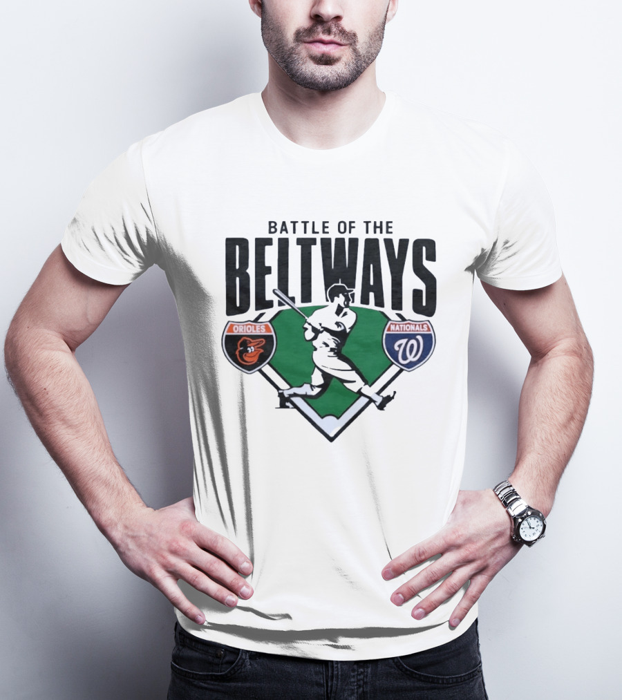 Battle Of The Beltways Orioles Nationals Baseball Rivalry T-Shirt