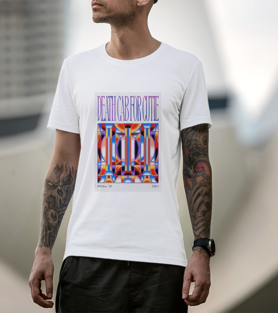 Death Cab For Cutie Toronto ON 07 19 2026 Tour Geometric T-Shirt