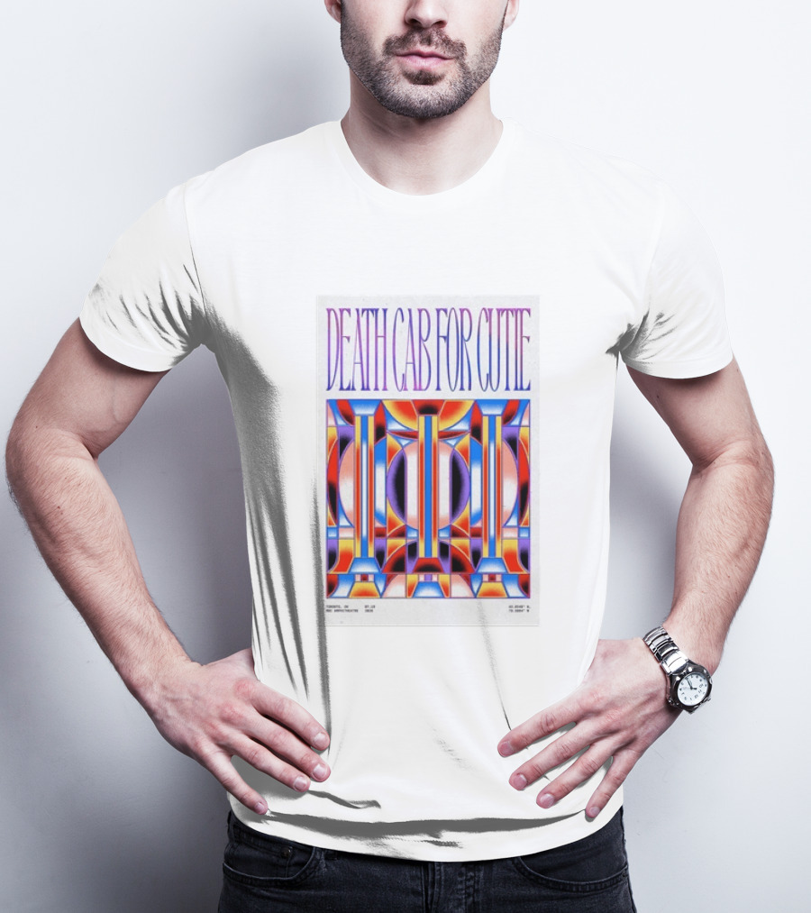 Death Cab For Cutie Toronto ON 07 19 2026 Tour Geometric T-Shirt
