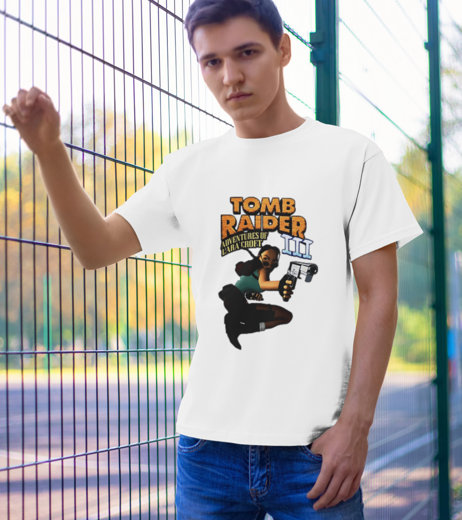 Tomb Raider Adventures Of Lara Croft III Classic Game T-Shirt
