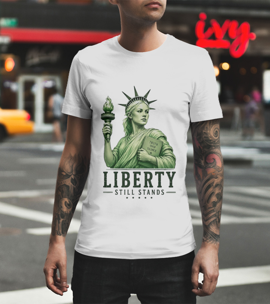 Sophie Cunningham Liberty Truth Over Silence Statue Still Stands T-Shirt