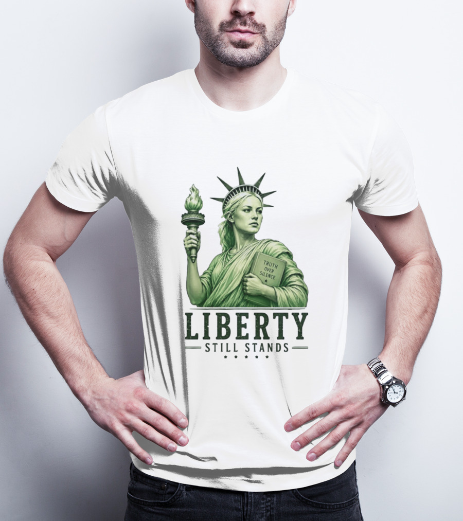 Sophie Cunningham Liberty Truth Over Silence Statue Still Stands T-Shirt