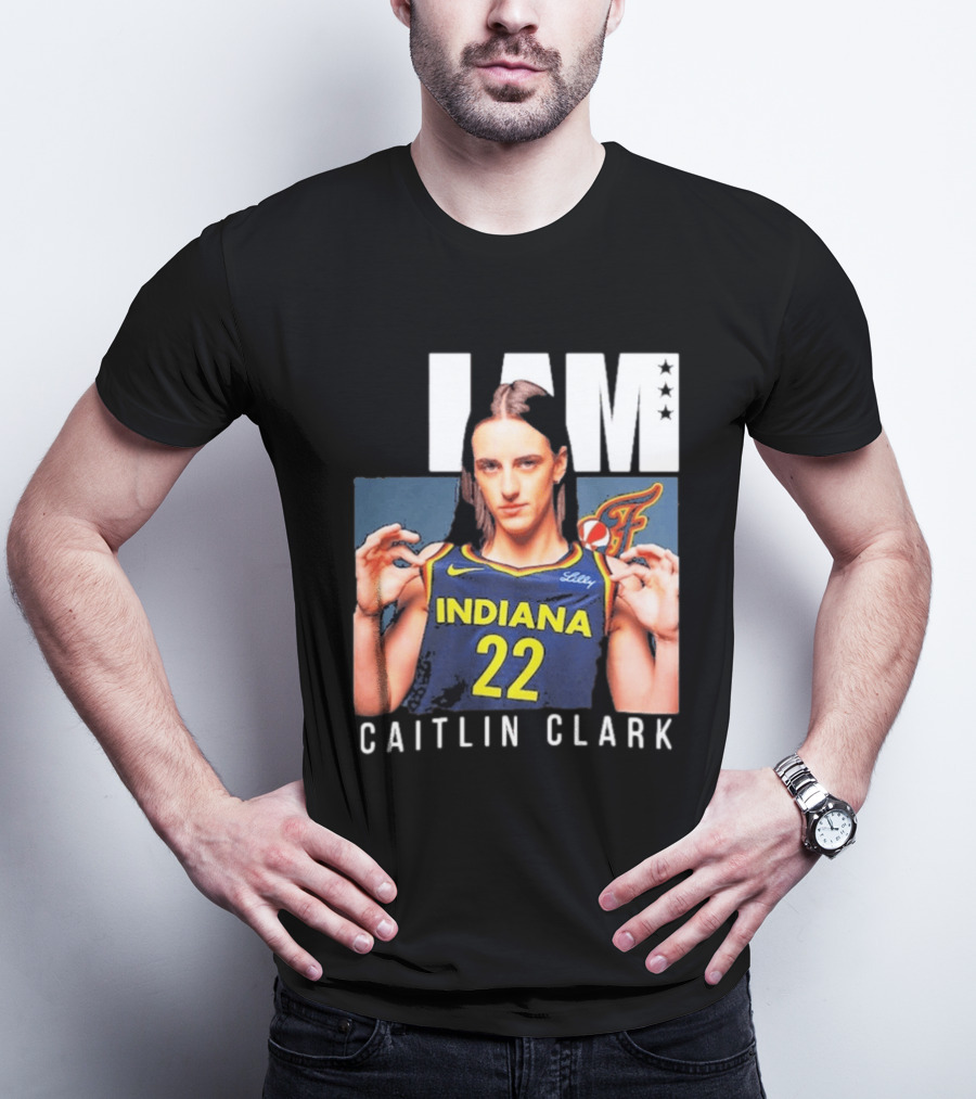 Caitlin Clark Indiana Fever Basketball SLAM Magazine I AM T-Shirt