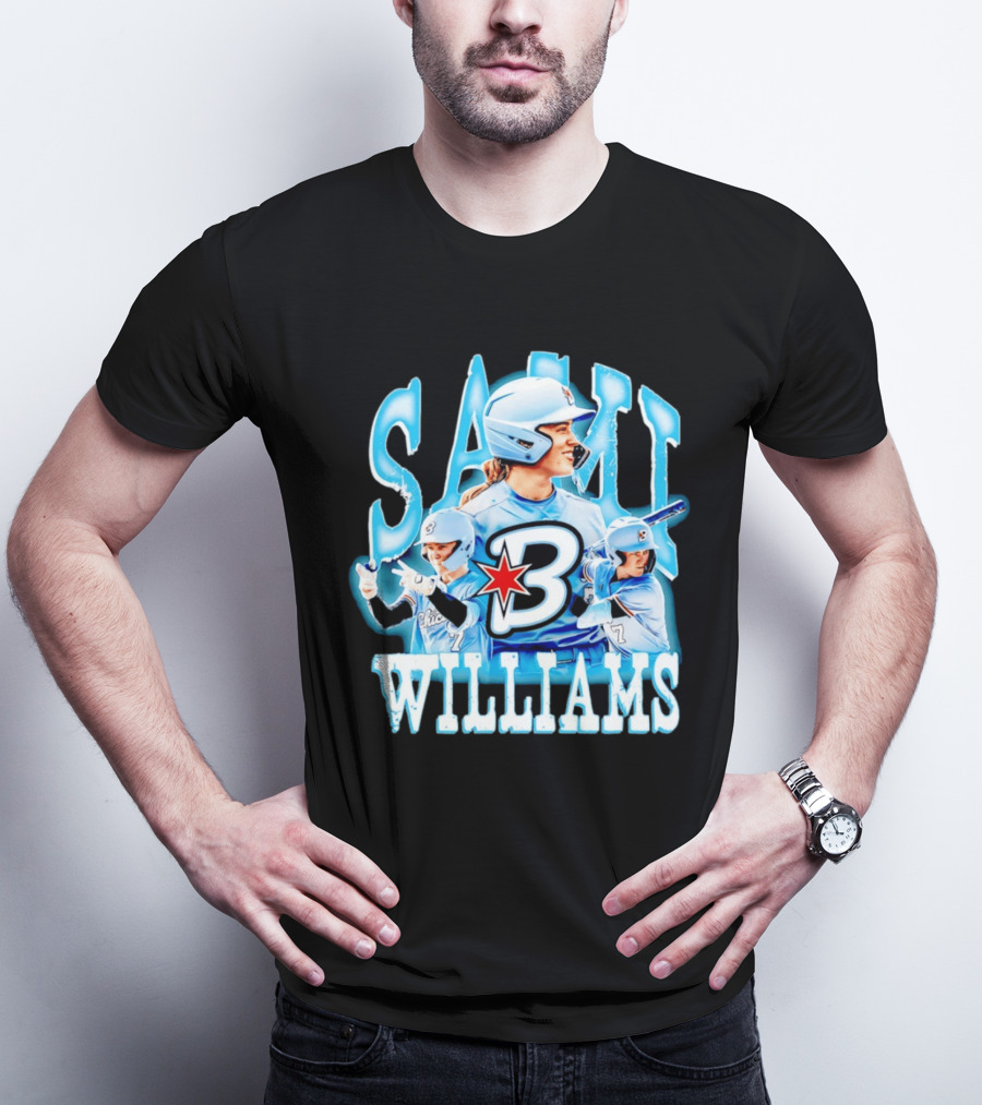 Sami Williams Chicago Bandits Softball Player Star Jersey Number 7 T-Shirt