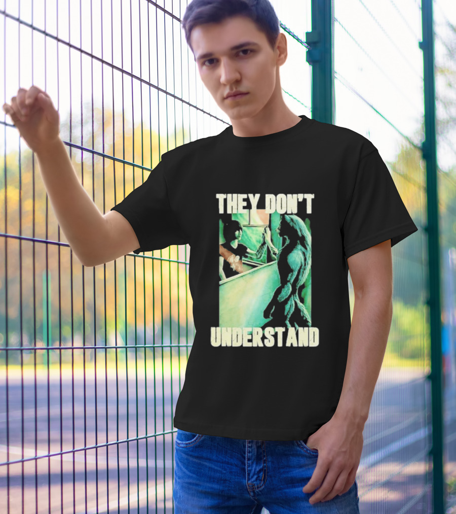 They Don't Understand Werewolf Mirror Reflection T-Shirt