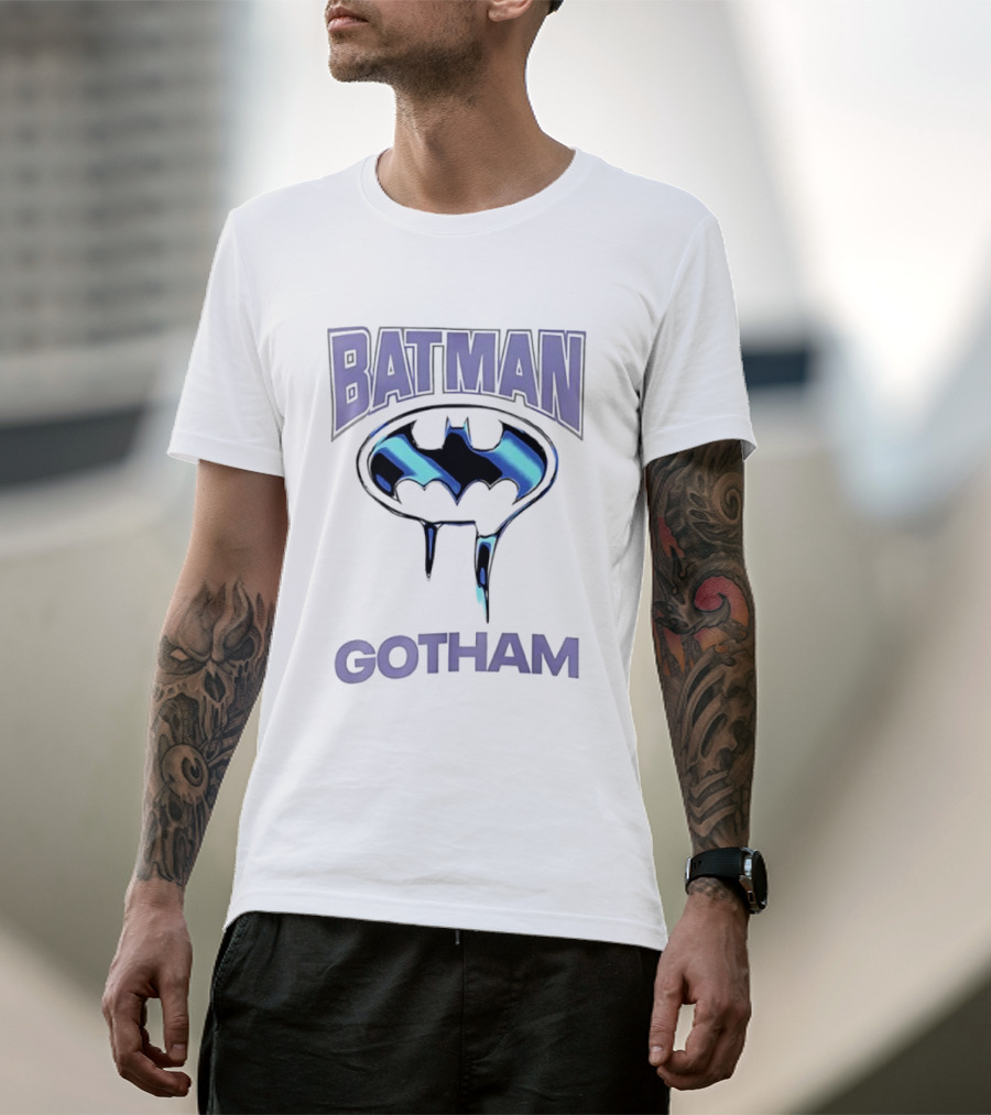 Batman Gotham DC Comics Melting Bat T-Shirt