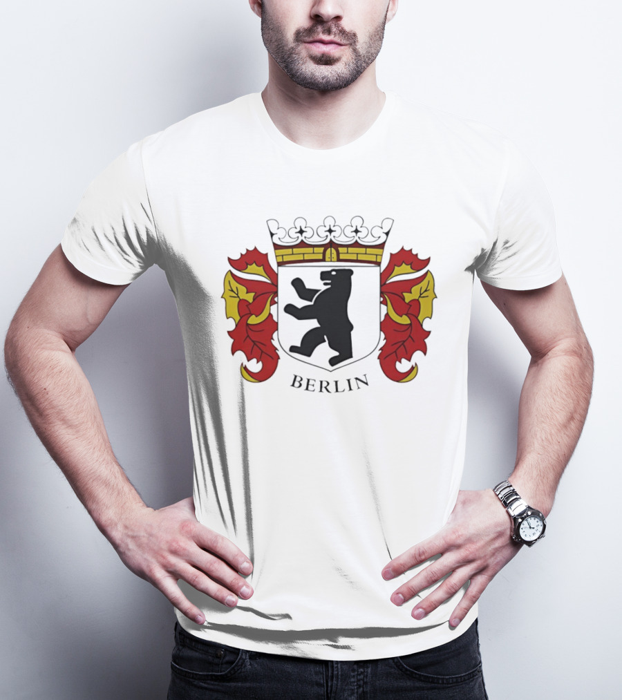 Berlin Coat Of Arms Bear Crest German City T-Shirt