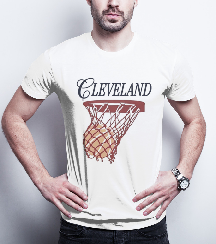 Cleveland Basketball Club Hoop Swish Property Ohio T-Shirt