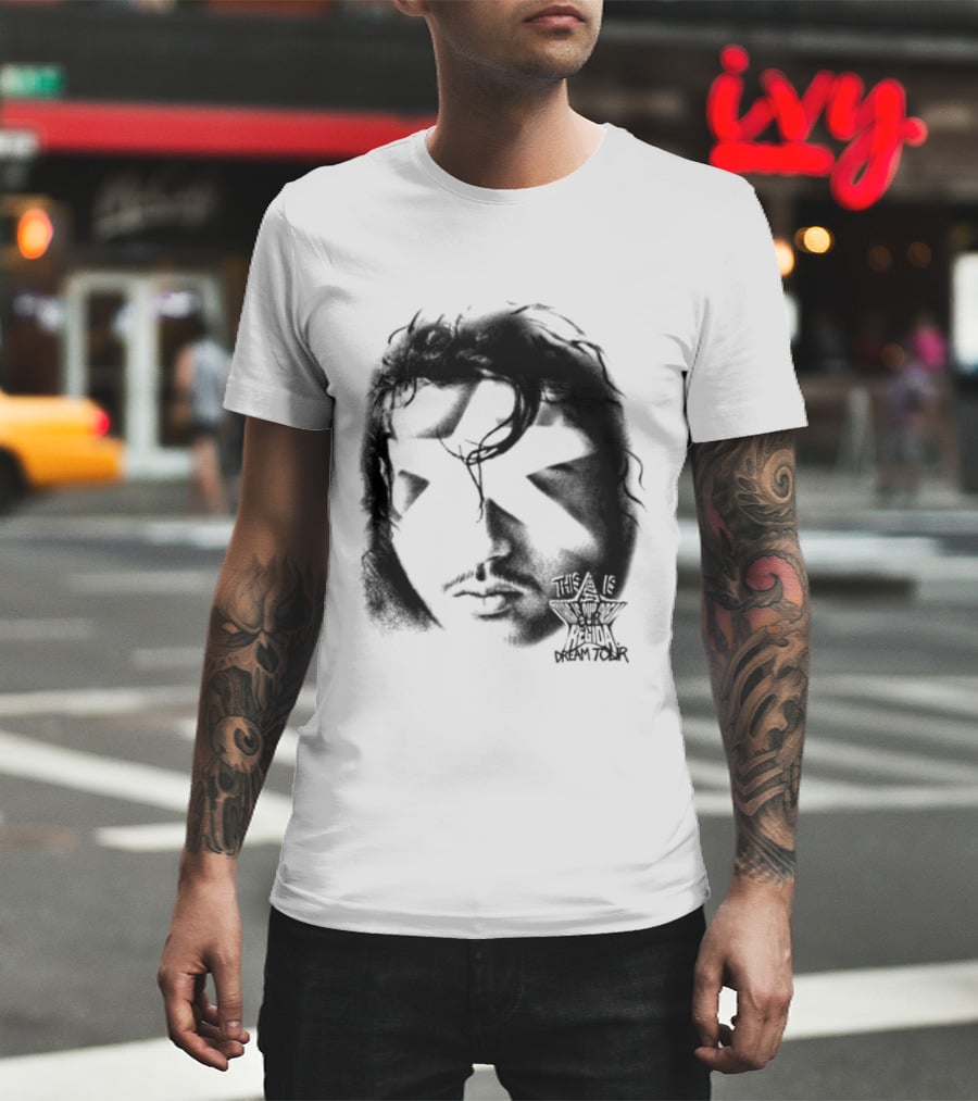 Fuerza Regida Star Face Black T-Shirt