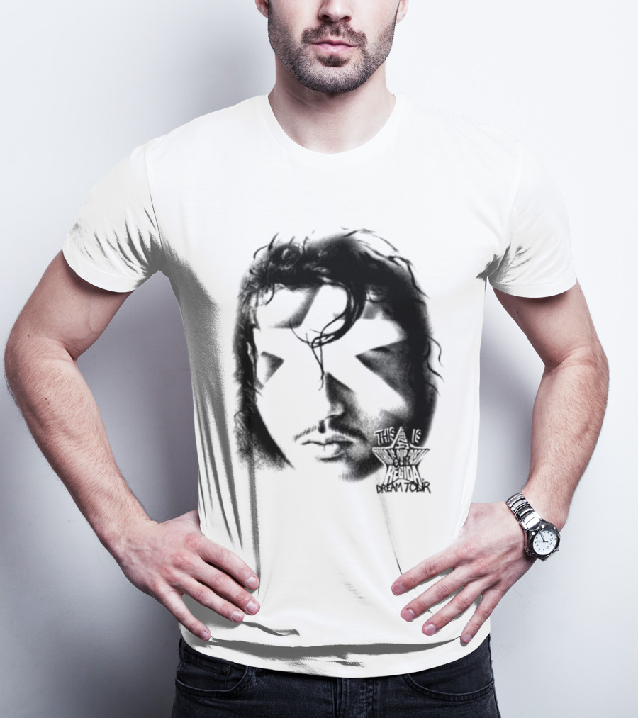 Fuerza Regida Star Face Black T-Shirt