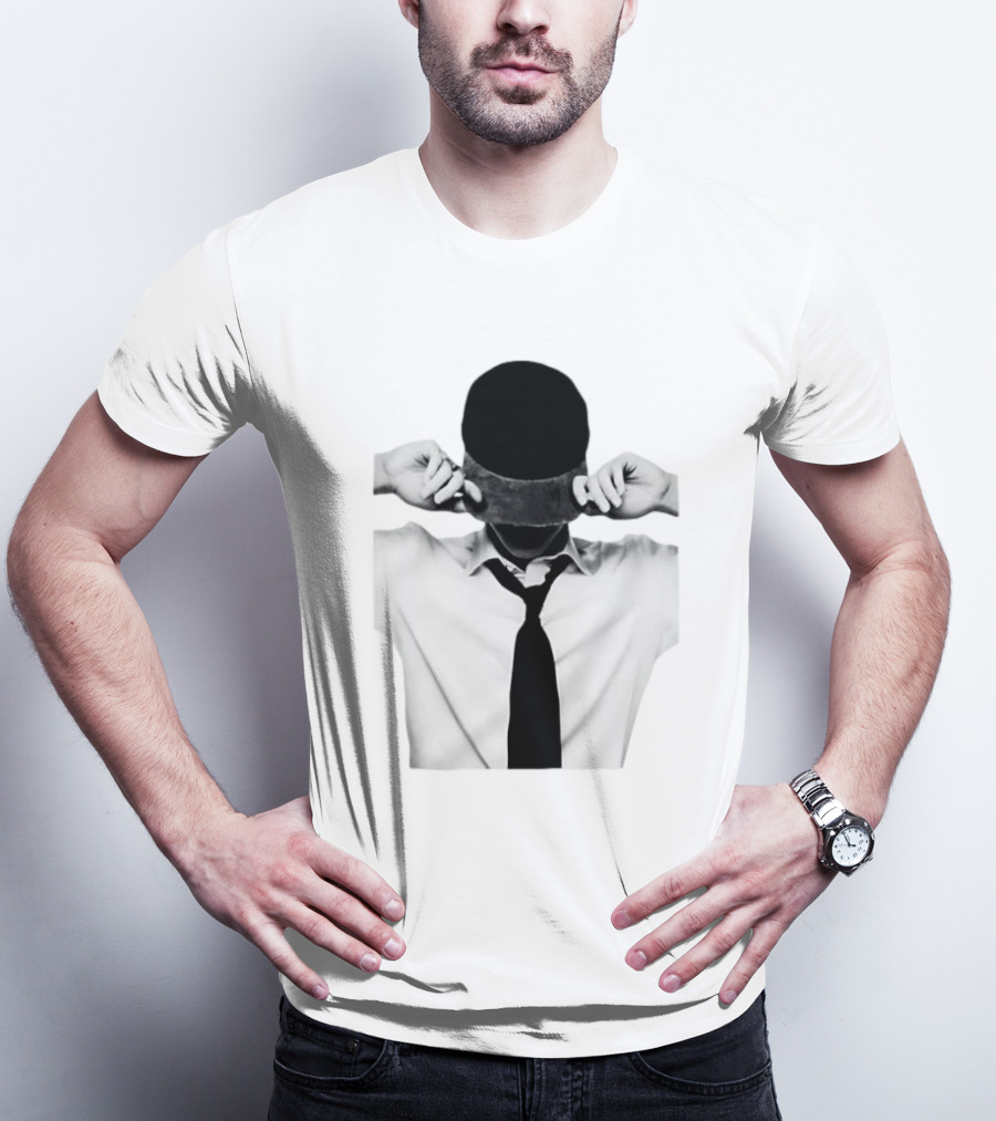 Jungkook BTS Black And White Cap And Tie T-Shirt