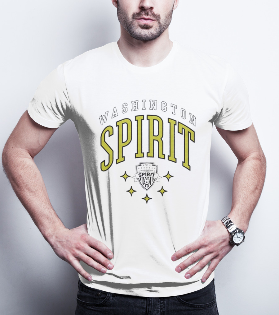 Washington Spirit Varsity Crest Stars Soccer T-Shirt