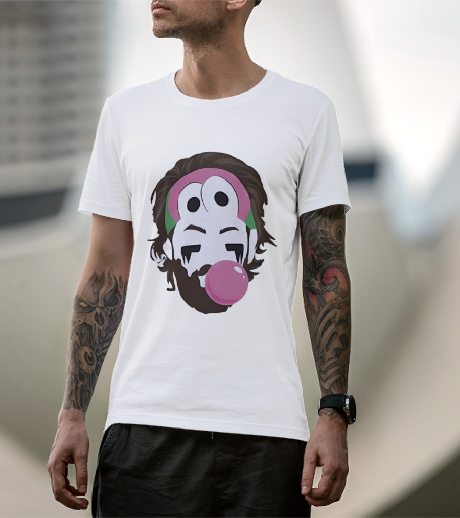 Keanu Reeves Bubblegum Pop Art Cartoon T-Shirt