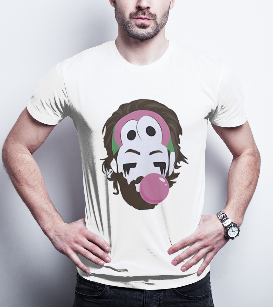 Keanu Reeves Bubblegum Pop Art Cartoon T-Shirt