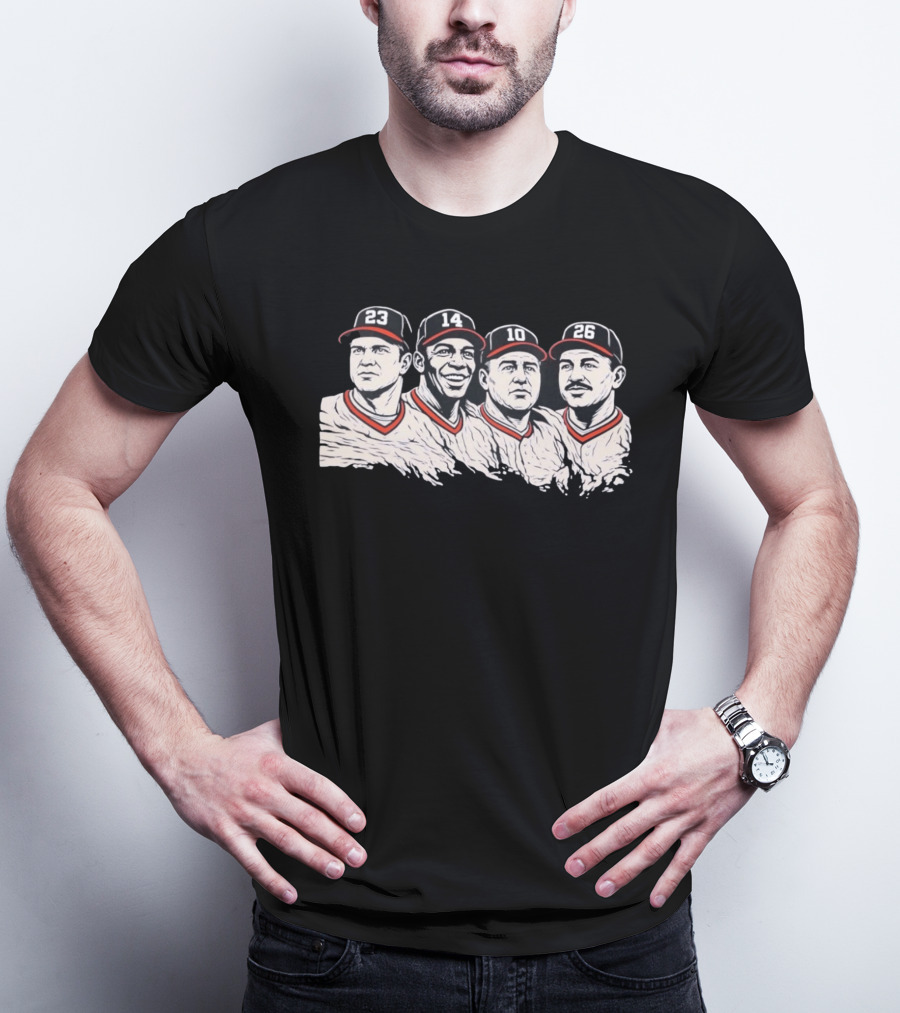 23 14 10 26 Baseball Legends Cincinnati Reds T-Shirt