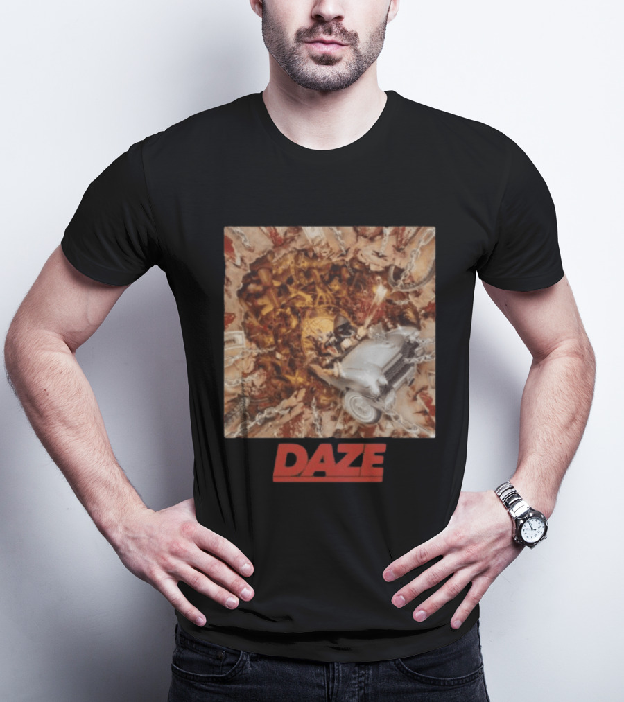 Daze Store Pain Of Truth Shaka Chains And Skeleton Car Rider T-Shirt