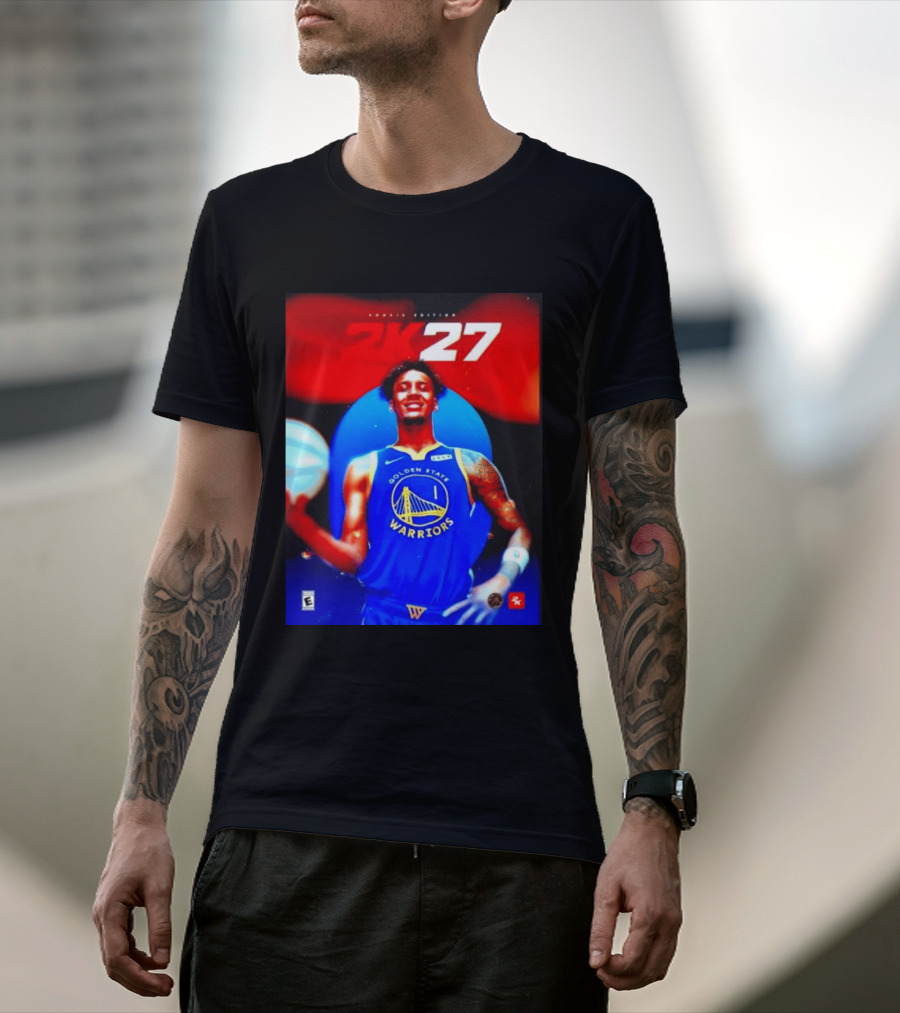 Golden State Warriors NBA 2K27 Rookie Edition Number One Player T-Shirt
