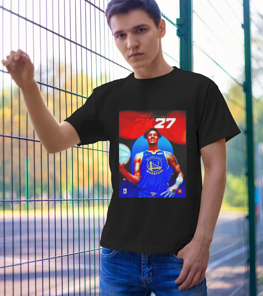 Golden State Warriors NBA 2K27 Rookie Edition Number One Player T-Shirt