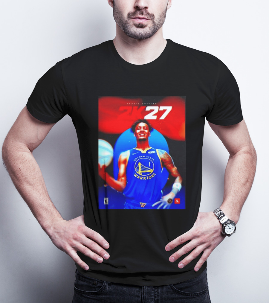 Golden State Warriors NBA 2K27 Rookie Edition Number One Player T-Shirt