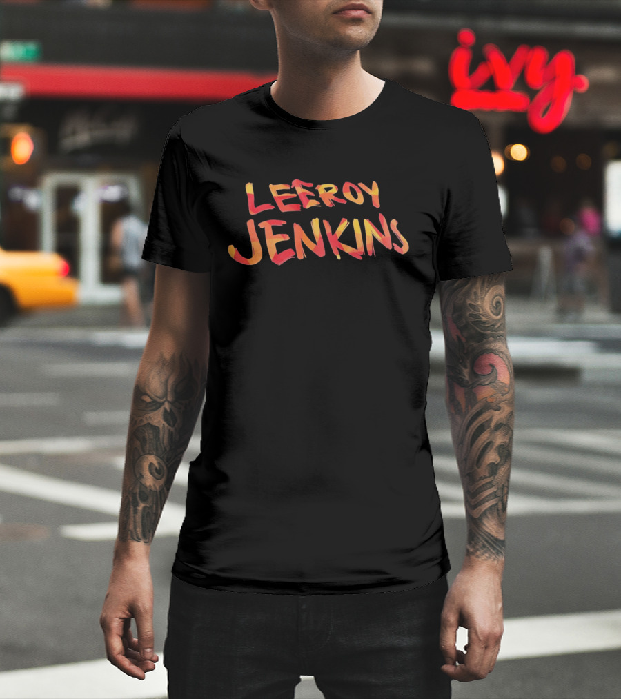 Leeroy Jenkins Meme World Of Warcraft WoW T-Shirt