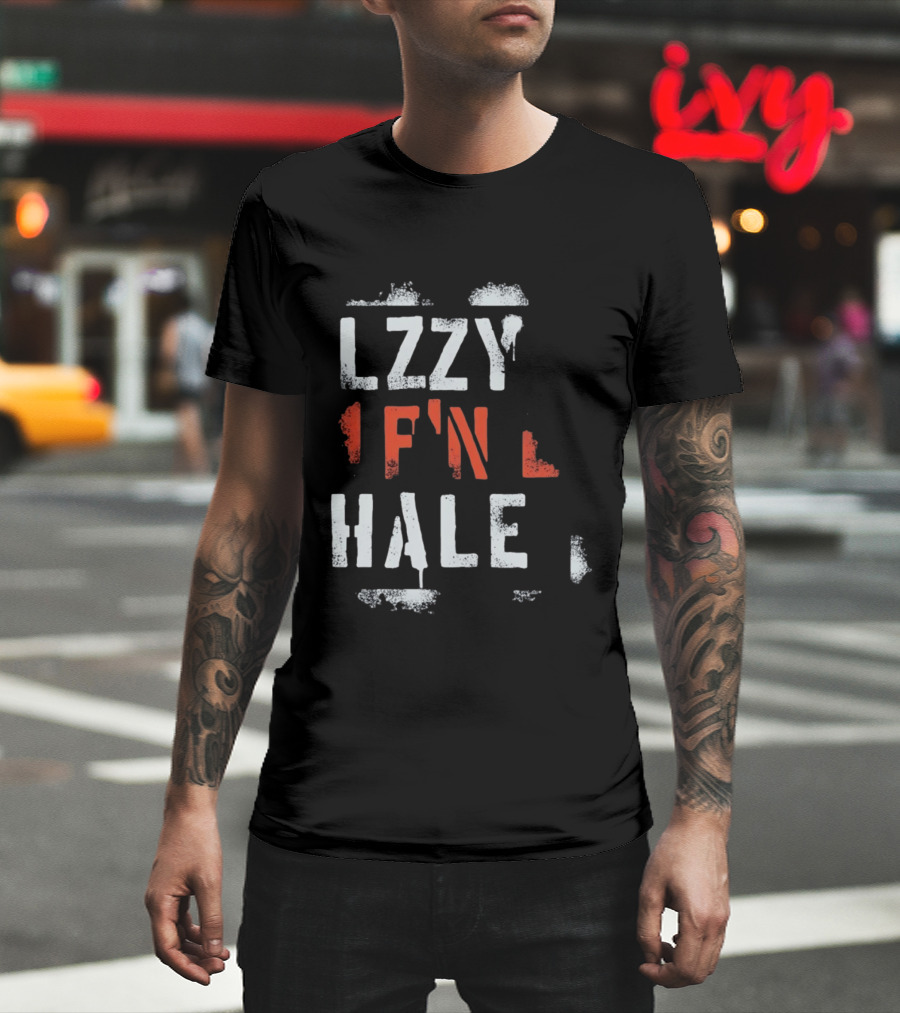 Lzzy F'n Hale Distressed Halestorm T-Shirt