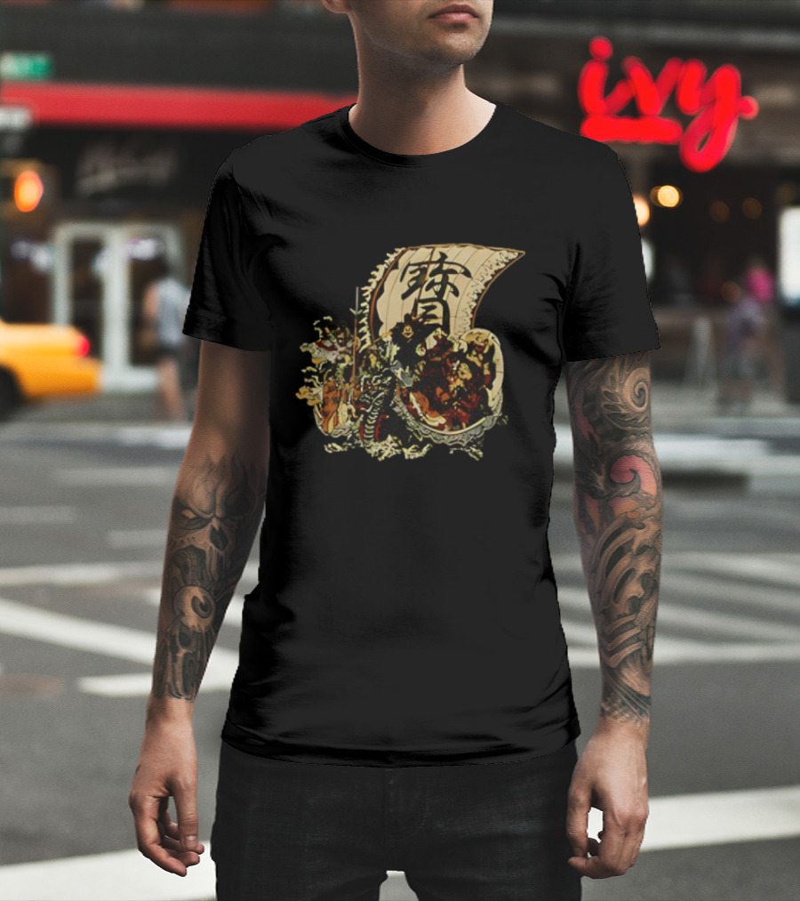 Seven Lucky Gods Japanese Shichi Fukujin Takarabune Treasure Ship T-Shirt
