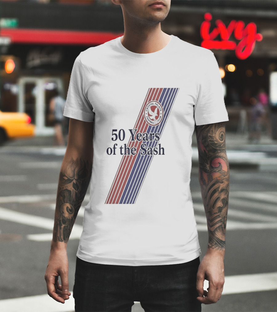 Crystal Palace 50 Years Of The Sash Anniversary Celebration T-Shirt