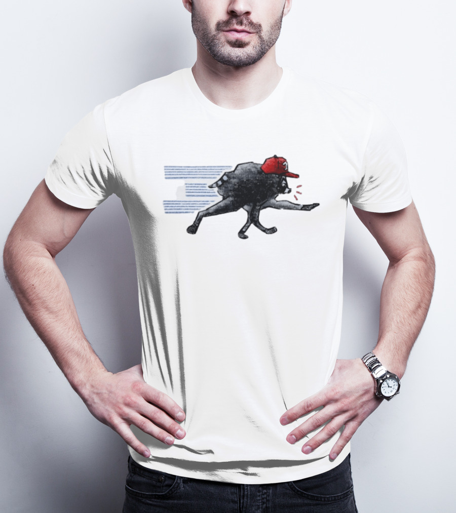 Toronto Blue Jays Baseball Raccoon Wearing Red Cap MLB T-Shirt