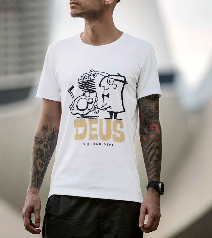 Deus SR R&D Dept Mechanic Motorcycle T-Shirt