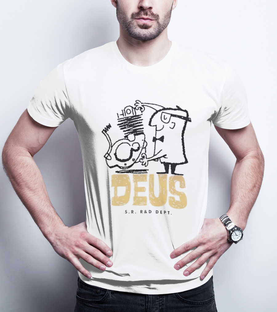 Deus SR R&D Dept Mechanic Motorcycle T-Shirt