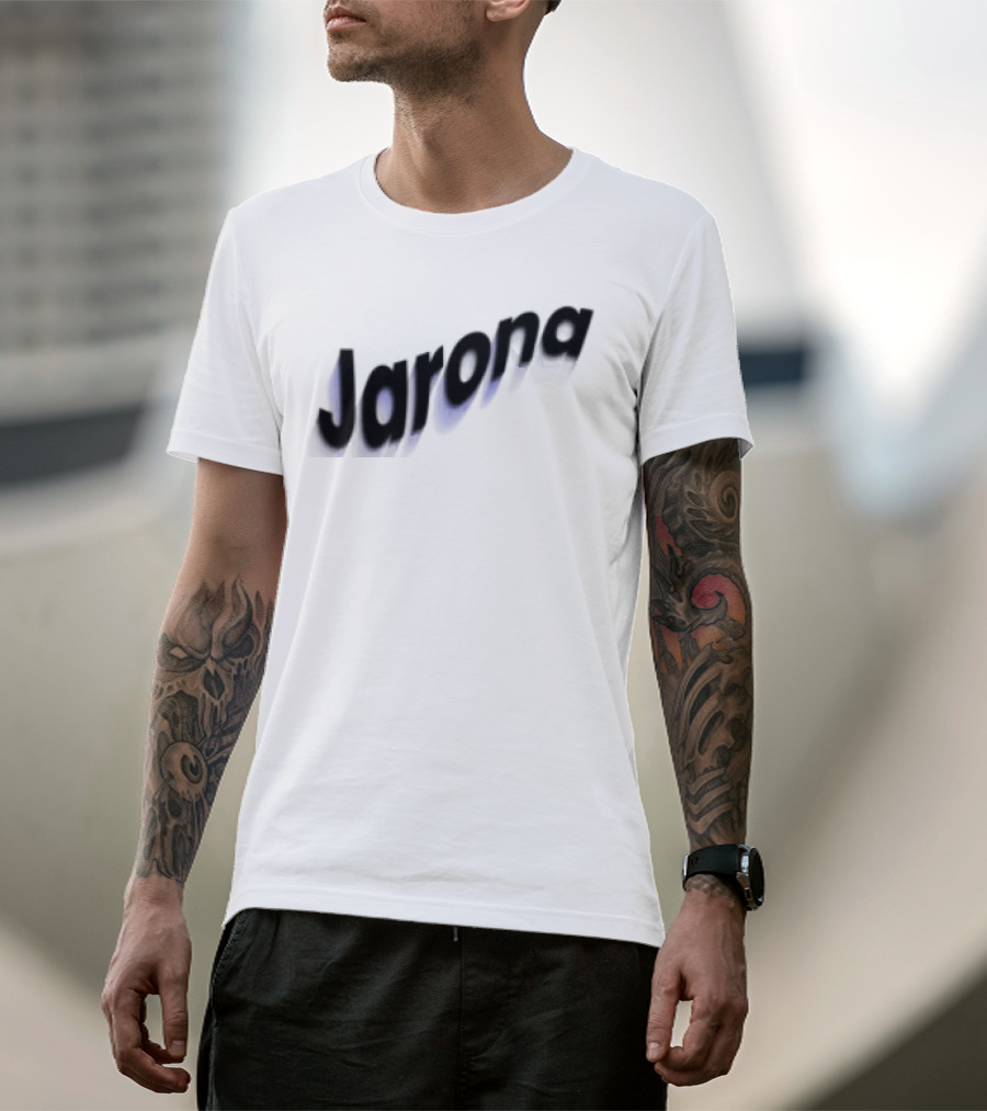 Jarona Paperboxmart Store Blue Black Gradient T-Shirt