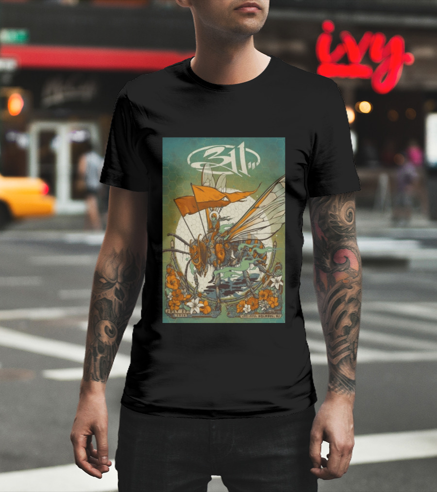 311 PNC Bank Arts Center July 23 2026 New Jersey Concert T-Shirt