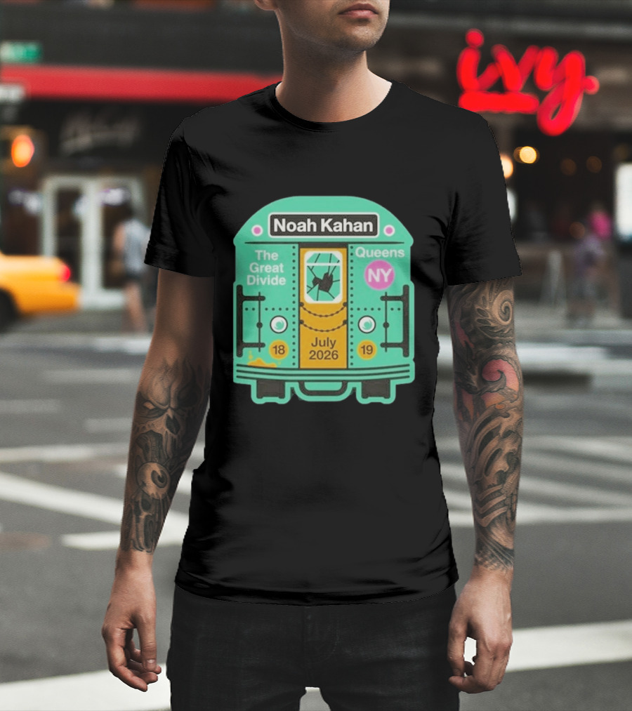 Noah Kahan The Great Divide Queens NY July 2026 T-Shirt