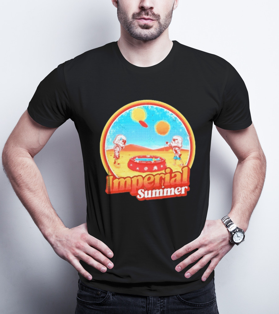 Summer Fun Star Wars Stormtrooper Imperial Beach Scene T-Shirt