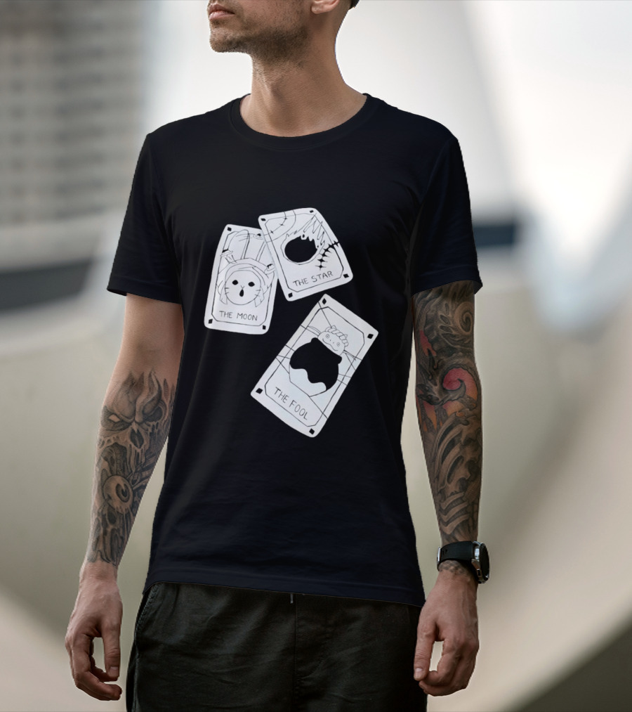 Studio Ghibli Tarot Cards The Moon The Star The Fool Collection T-Shirt