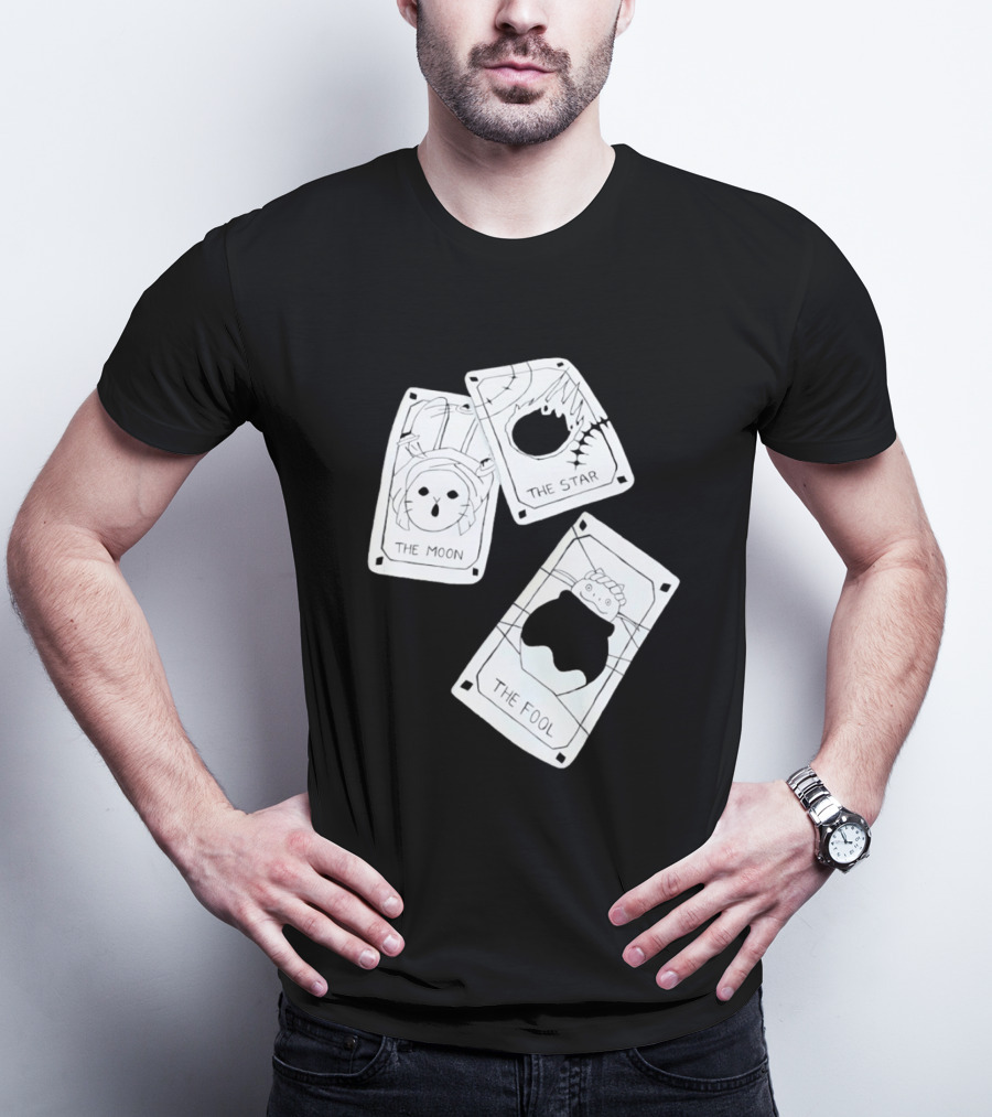 Studio Ghibli Tarot Cards The Moon The Star The Fool Collection T-Shirt
