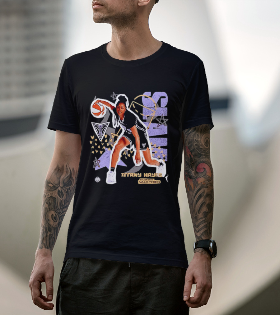 Tiffany Hayes Golden State Valkyries Basketball WNBA 15 T-Shirt