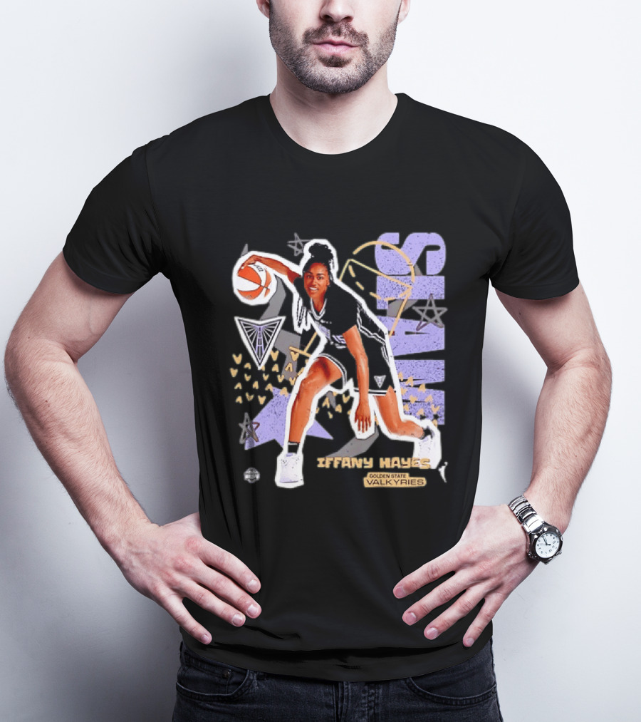 Tiffany Hayes Golden State Valkyries Basketball WNBA 15 T-Shirt