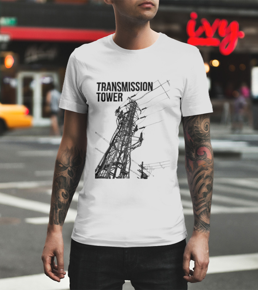Transmission Tower Industrial Electrical T-Shirt