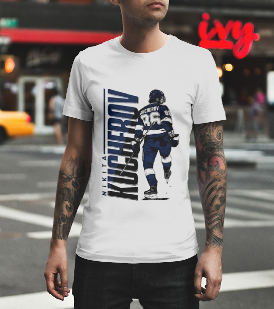 Nikita Kucherov Tampa Bay Lightning NHL Player Skating Number 86 T-Shirt