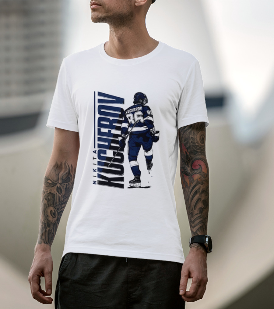 Nikita Kucherov Tampa Bay Lightning NHL Player Skating Number 86 T-Shirt